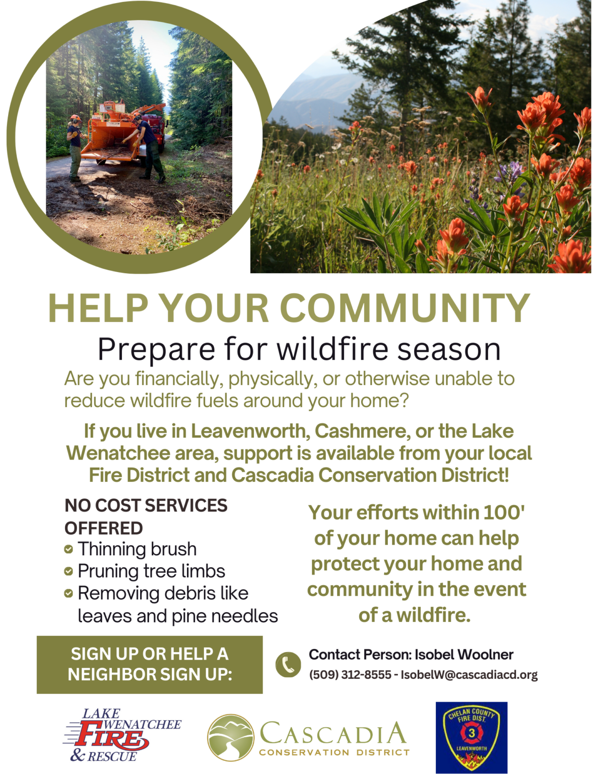 Fuels Reduction Assistance Program – Cascadia Conservation District